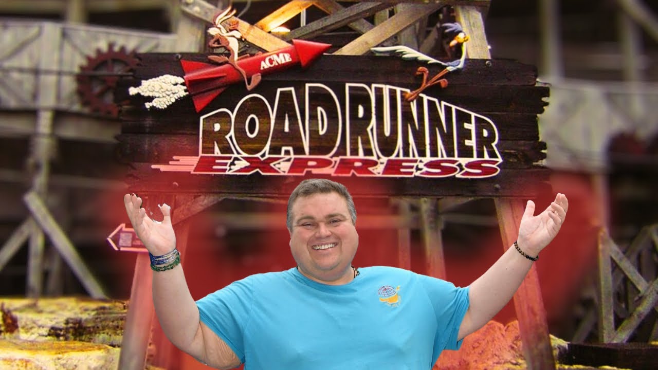 Fat Testing Roadrunner Express Rollercoaster at Six Flags Fiesta Texas ...