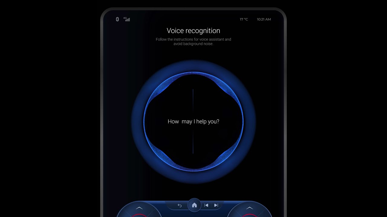 Voice Assistant UI - YouTube