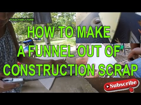How To Make a FUNNEL out of construction SCRAP & Bamboo 🇵🇭 - YouTube