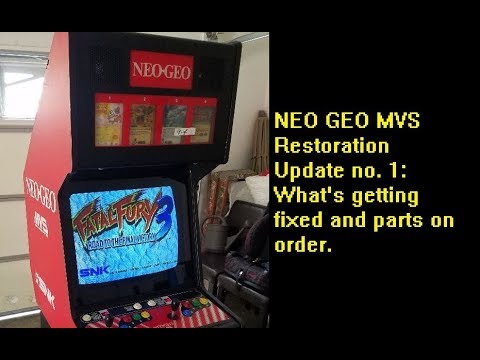 Neo Geo MVS Arcade Restoration - Part 1:Getting started - YouTube