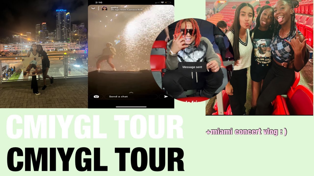 Cmiygl tour vlog ( miami ) Tyler the creator concert - YouTube