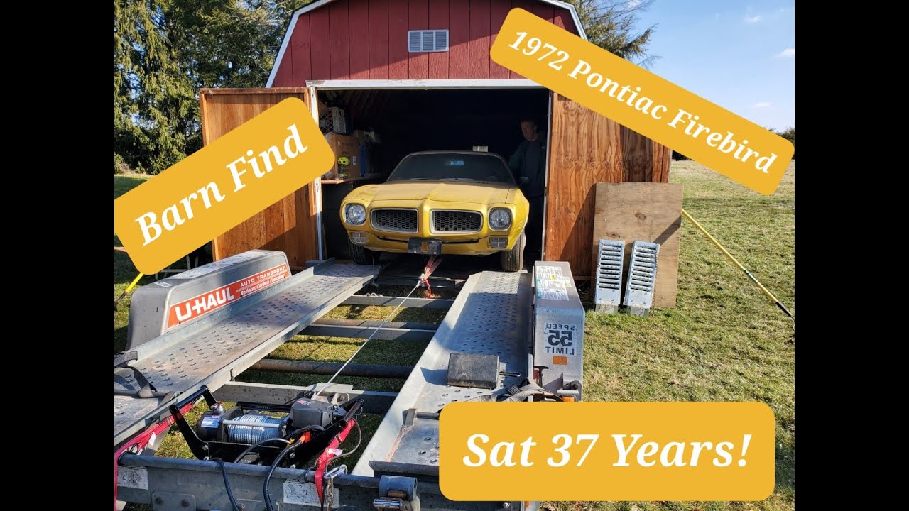 Barn Find - 1972 Pontiac Firebird - Sitting for 37 years since 1985 ...