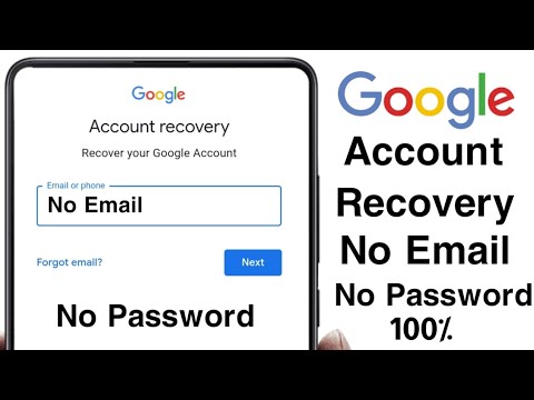 google account recovery without phone number and email | email recovery ...