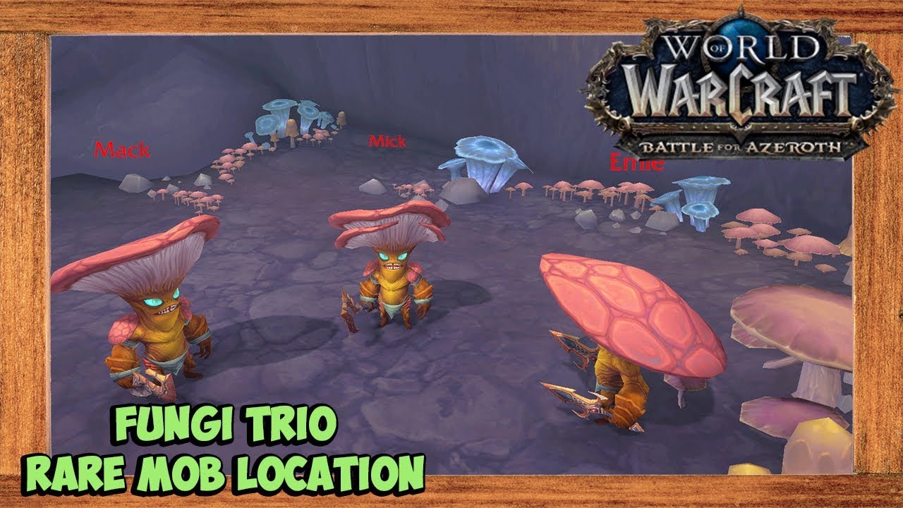World of Warcraft Fungi Trio Rare Mob Location - YouTube