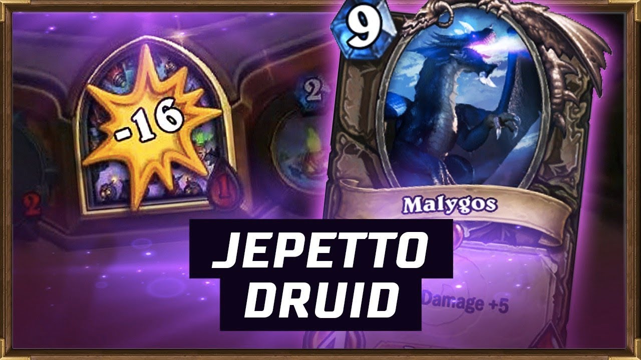 Jepetto Druid | Rise of Shadows | Hearthstone - YouTube
