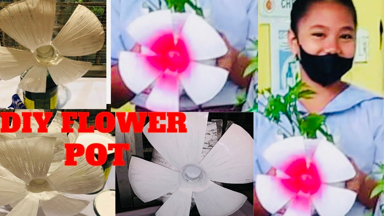 DIY FLOWER POT (WILKINS BOTTLE 7L ) @hannahraquelvlogs601 - YouTube