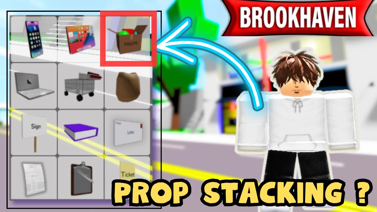 **NEW** HOW TO STACK PROPS IN BROOKHAVEN 🏡RP ROBLOX 😧🤯 - YouTube