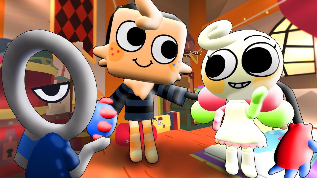 Goob conhece DANGO e RODGER em sua casa no Dandy World - YouTube