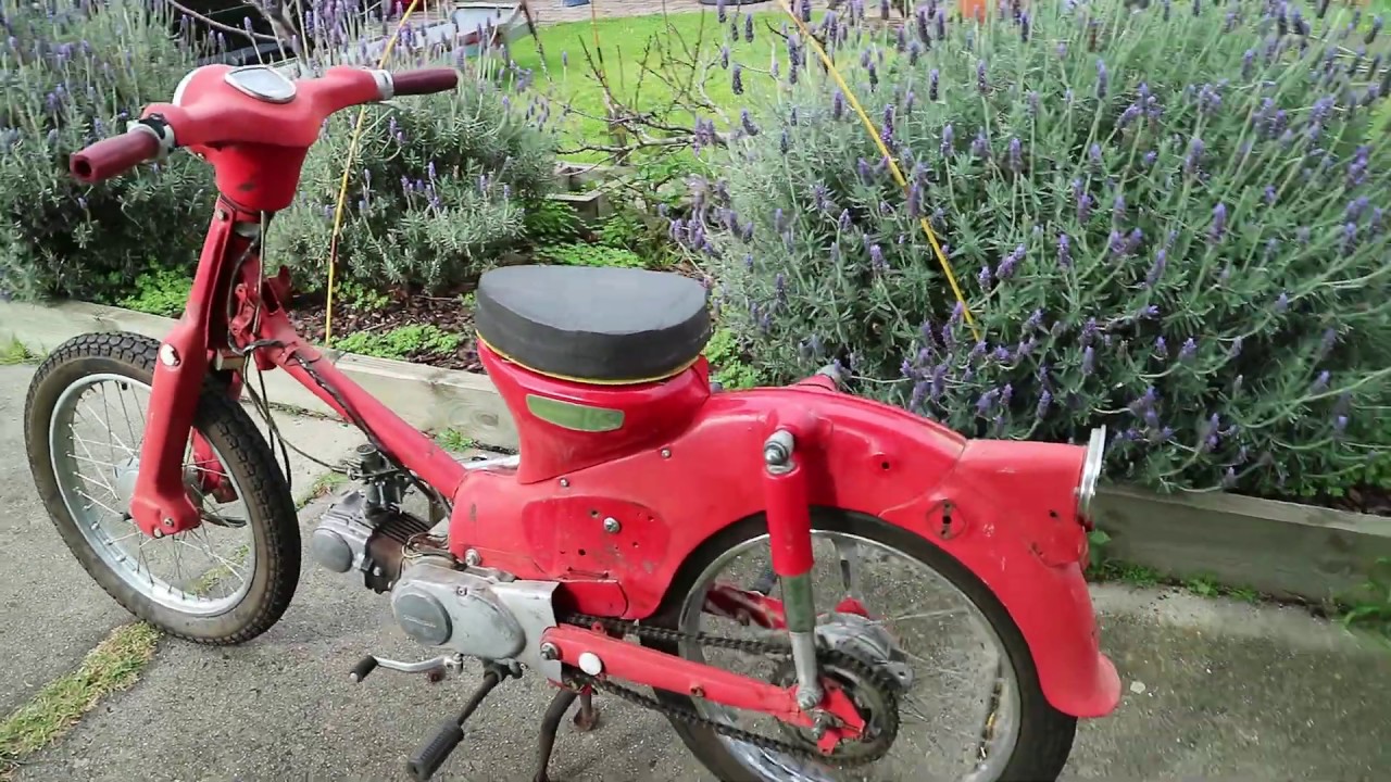 1967 Honda C65 70cc - YouTube