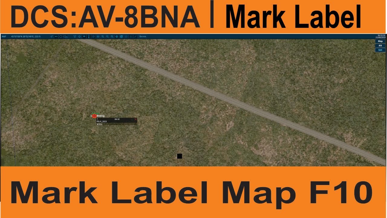 DCS World:AV-8B | Mark Label Map F10 /PT-BR_VÍDEO 1951 - YouTube