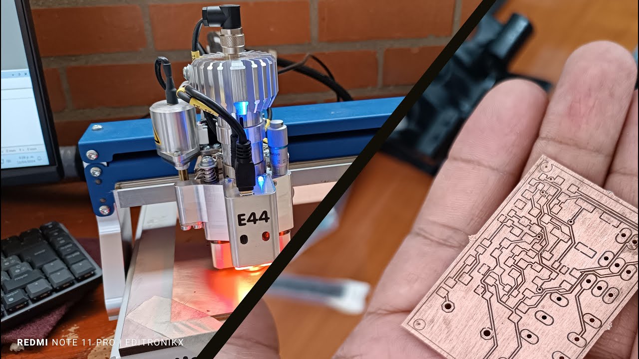 Impresora CNC semi- profesional: ¡Crea circuitos impresos de alta calidad como un profesional ...