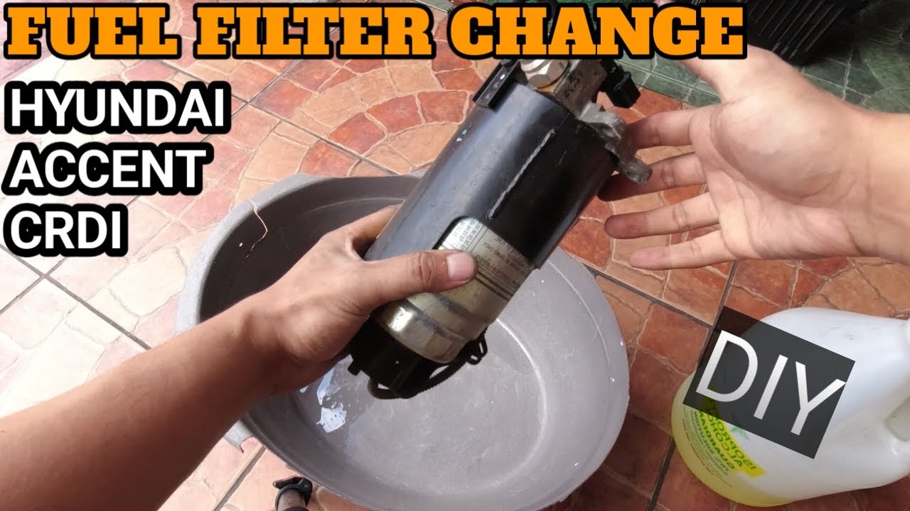 Paano Palitan ang Fuel Filter ng Hyundai Accent CRDI Diesel Engine ...