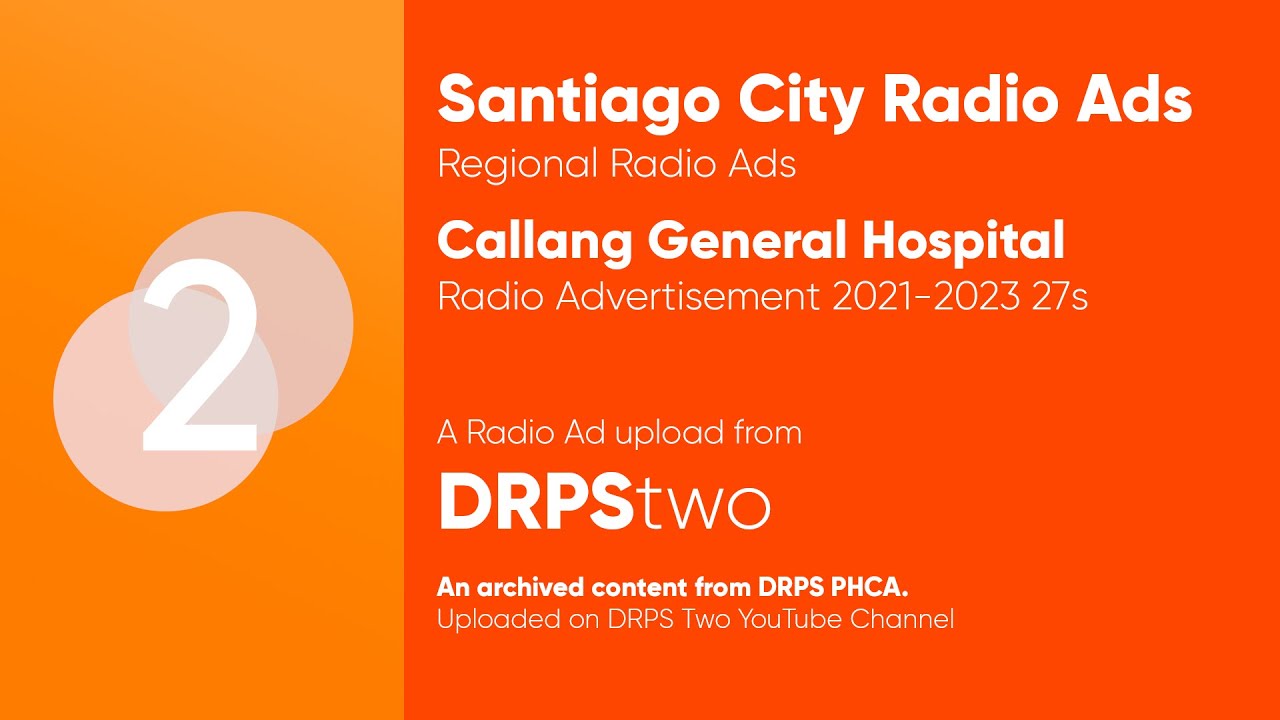Callang General Hospital and Medical Center Radio Ad 2021-2023 27s ...
