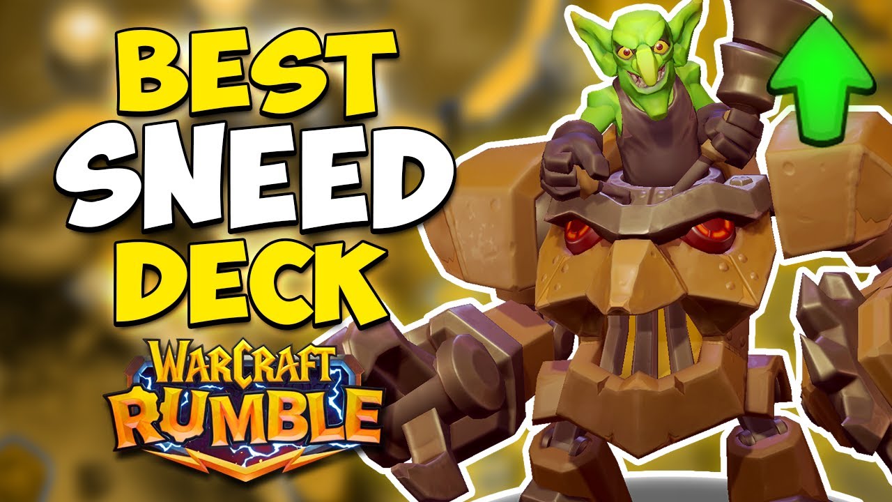 Best SNEED Deck in Warcraft Rumble - YouTube