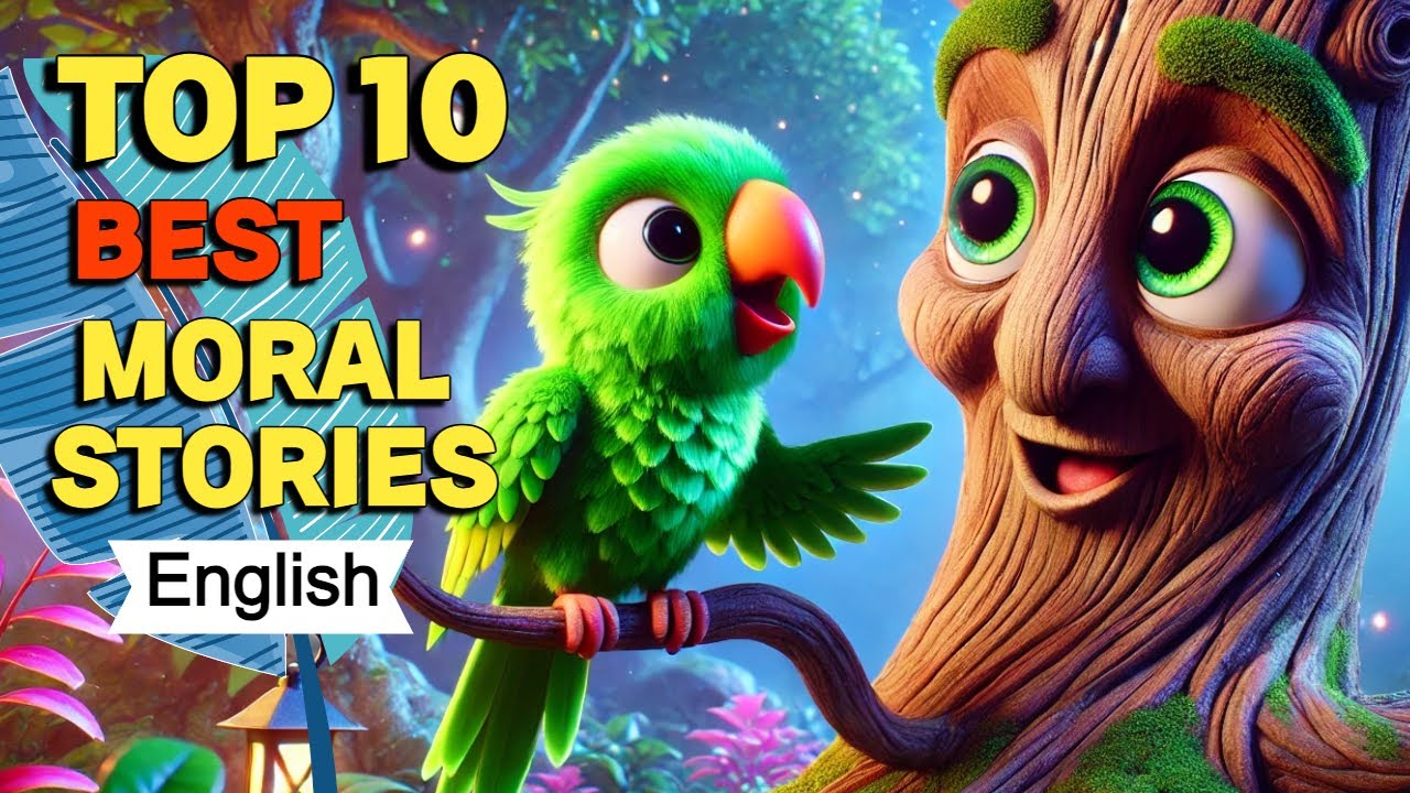 English Top 10 Moral Stories for kids | Kids Learning Videos | English ...