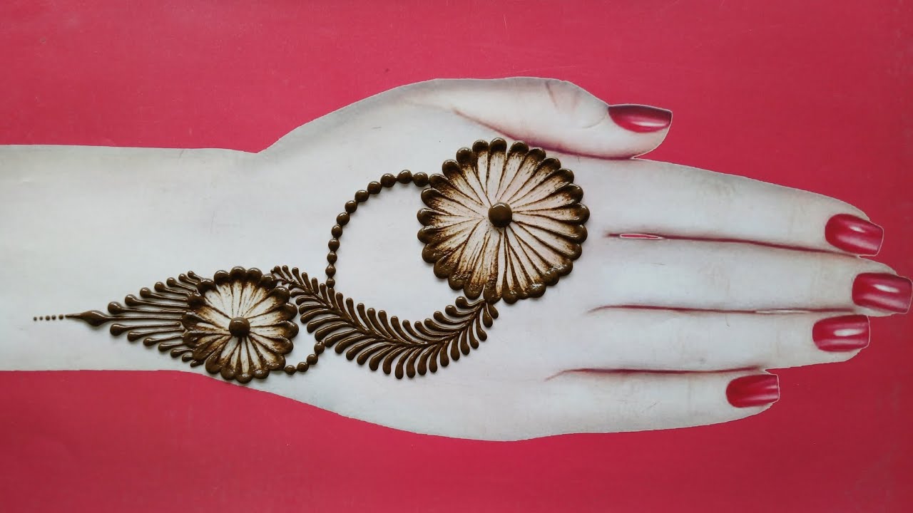 bangle or rupya sa mehndi trick || Karva Chauth mehndi || new mehndi ...