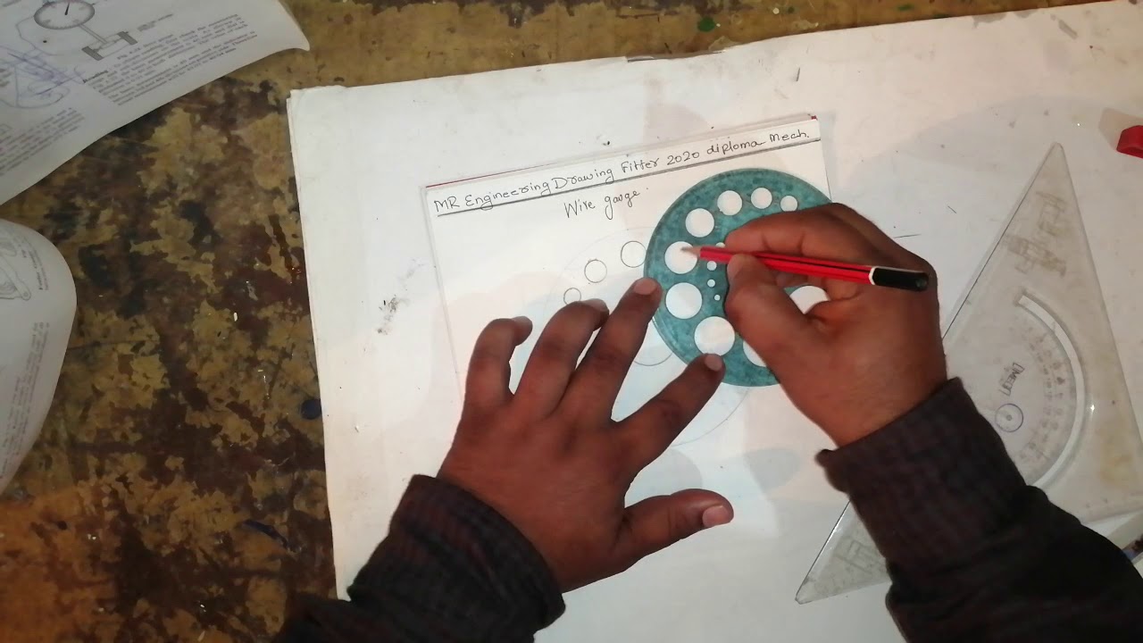 How to draw wire guage# Simple how to draw wire guage#Easy how to draw ...