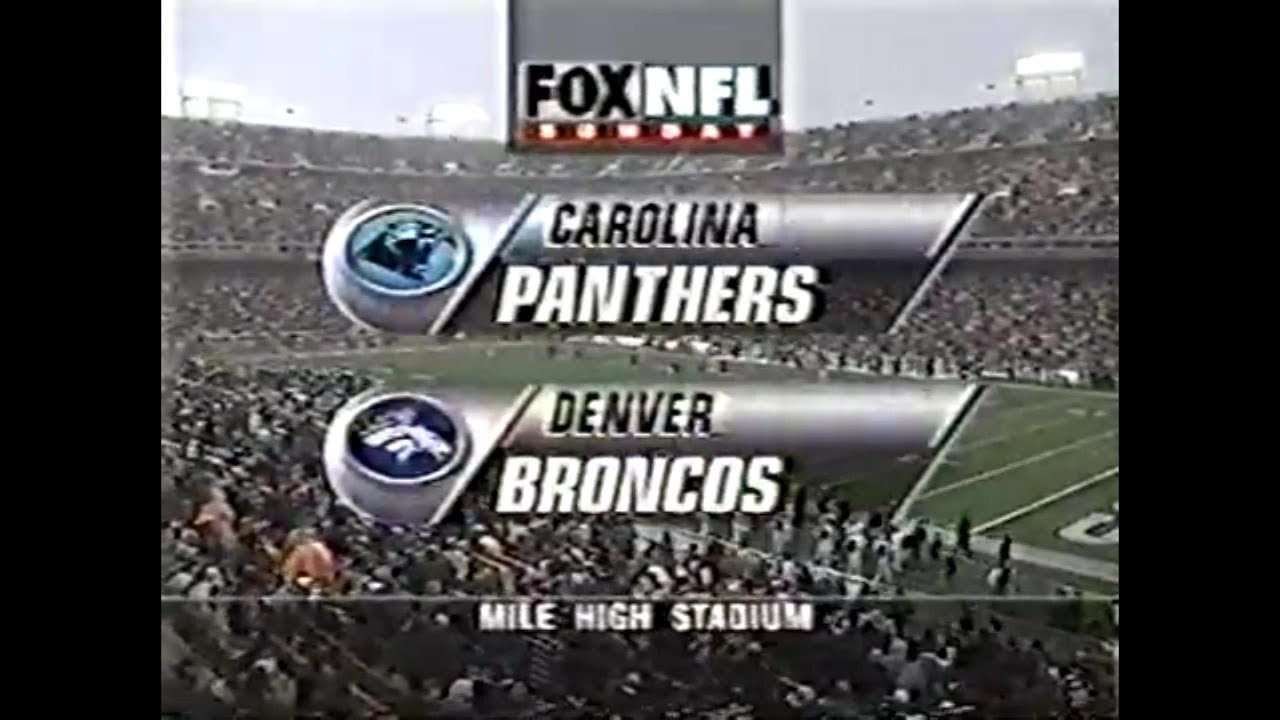 1997-11-09 Carolina Panthers vs Denver Broncos - YouTube