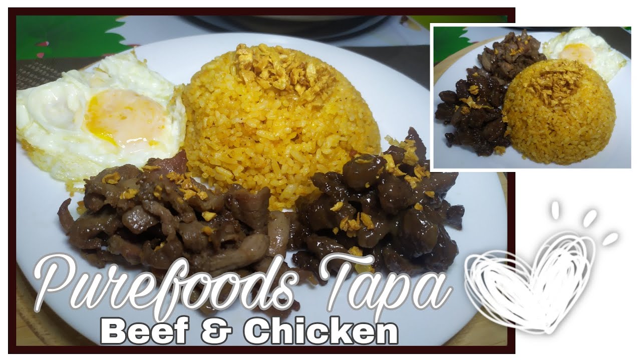 Purefoods Tapa l Beef & Chicken l Tapsilog - YouTube
