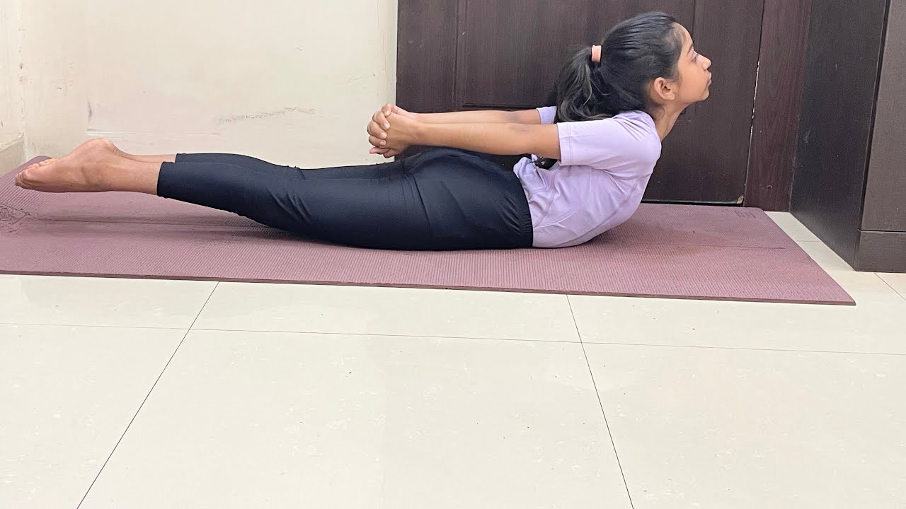 Shark Yoga Pose for beginners.Easy Yoga pose for kids - YouTube