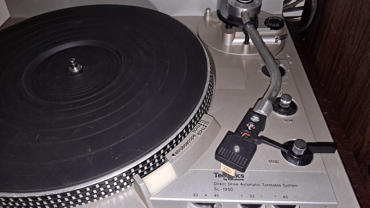 technics SL-1950 turntable direct drive - YouTube