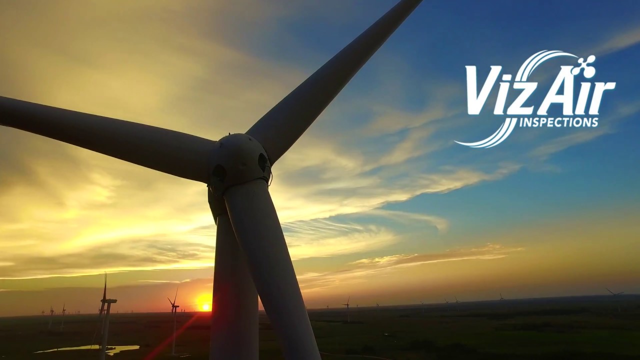 Flat Ridge Kingman Wind Farm Drone Video - VizAir - YouTube
