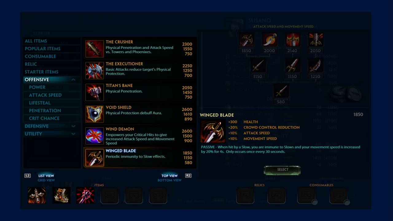 Smite Susano God Build Conquest/Pubs - YouTube