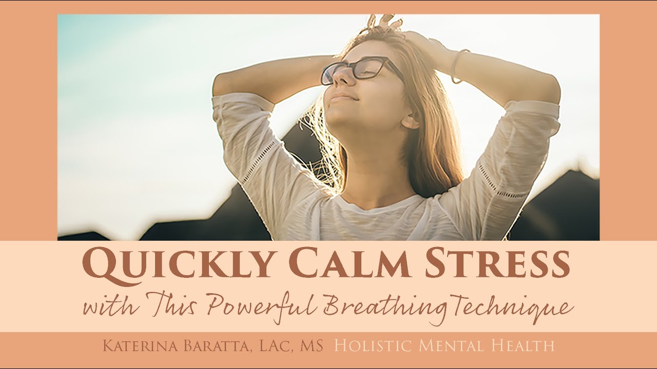 Learn how to quickly calm stress with deep belly breathing - YouTube