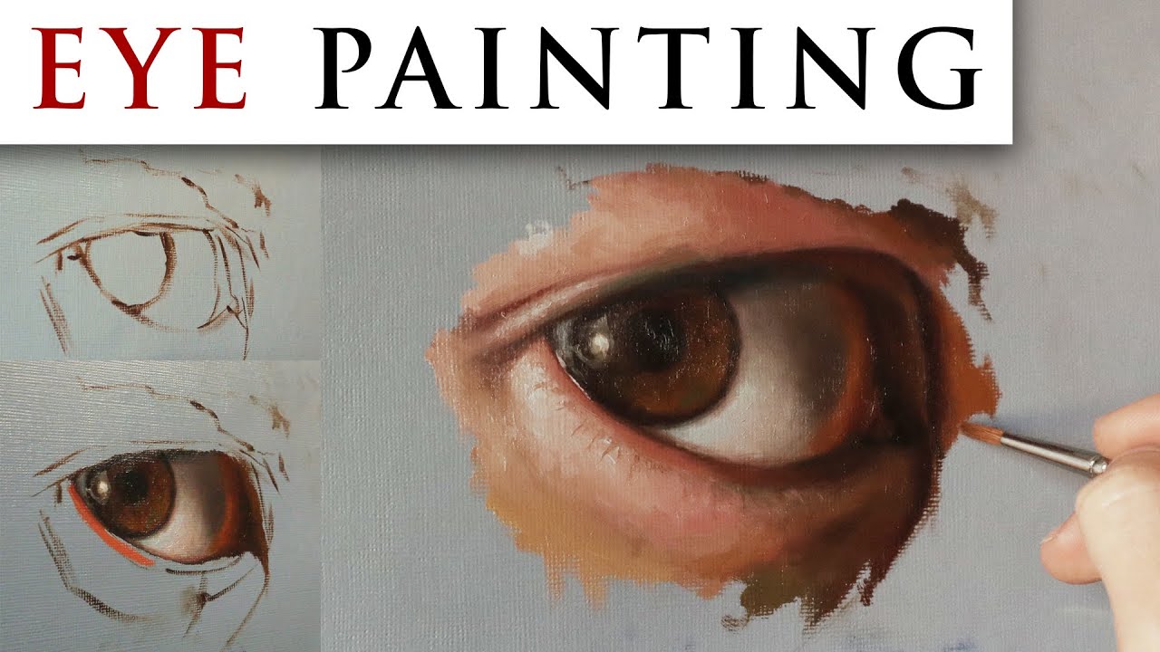 Eye Oil Painting Demonstration (Time-lapse) by Tri Le - YouTube