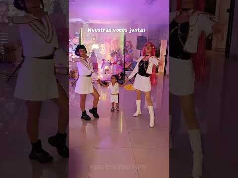 Kpop Rumi with girl dance performance mira, zoey 6 #dance #kpopdemonhunters #kpop