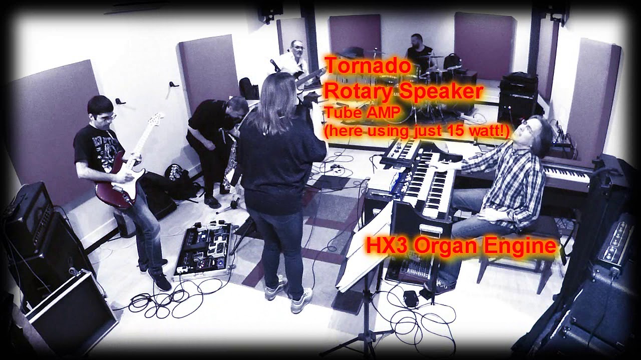 Testing HX3 Organ Expander & Tornado Rotary Speaker - YouTube