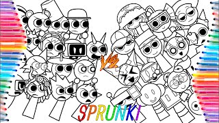 Incredibox Sprunki New Big Coloring Pages How To Color All Original ...
