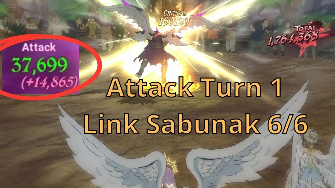 Mael Link Sabunak 6/6 PvP Elite 7DS The Seven Deadly Sins Grand Cross ...