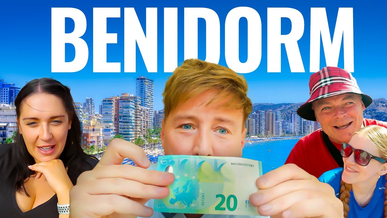 BENIDORM on a BUDGET! Can you get DRUNK with just €20 ? CHEAP bar crawl ...
