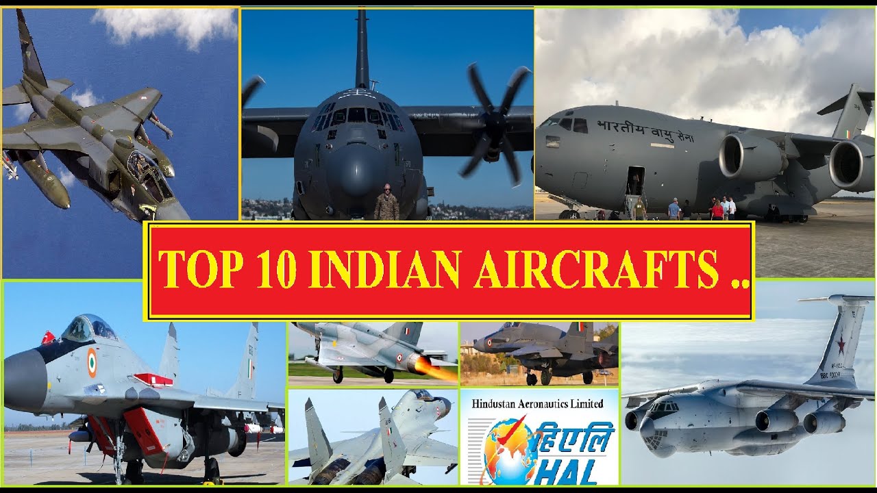Top 10 Indian Air Force Fighter Aircrafts/Jets (Hindi) || - YouTube