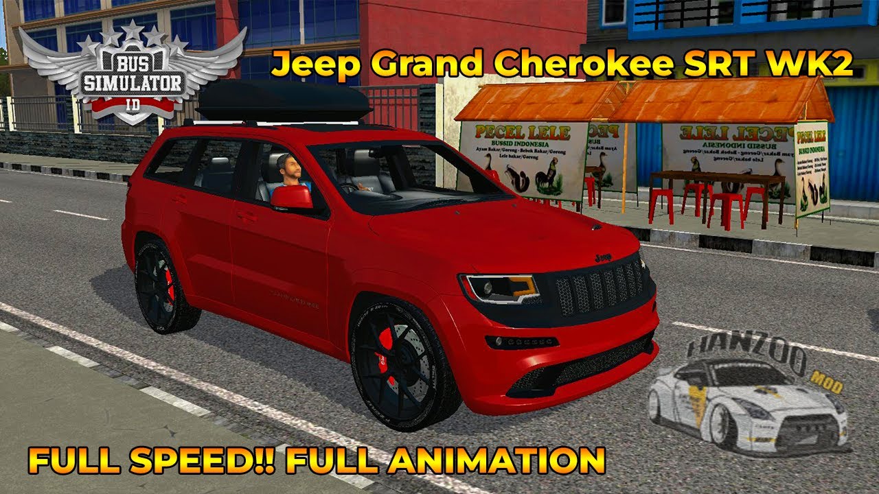 Jeep Grand Cherokee SRT WK2 Roof Box - BUSSID || HANZOO MOD - YouTube