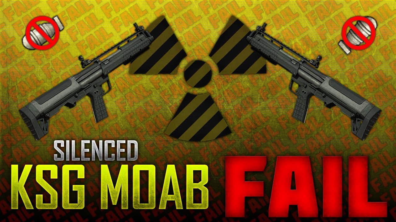 Live Stream Highlights - KSG Silenced w/o Damage MOAB Fail & Rage Quit ...