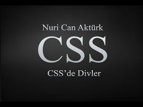 CSS Dersleri - Ders 4 | CSS'de Divler