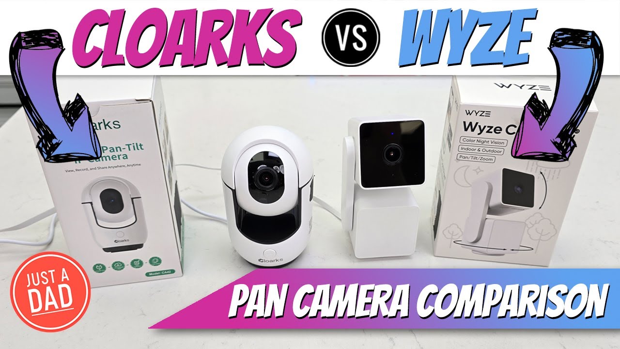 Pan-Tilt Security Camera COMPARISON: Cloarks vs WYZE - YouTube