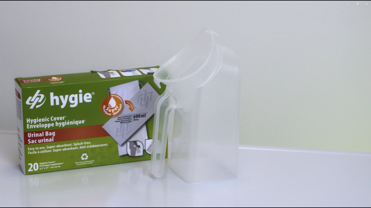 Hygie Urinbeutel und Urinal - YouTube