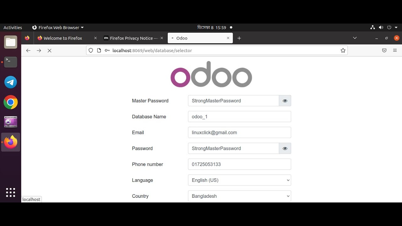 I'll Install And Configure Odoo Related on Any Linux - YouTube