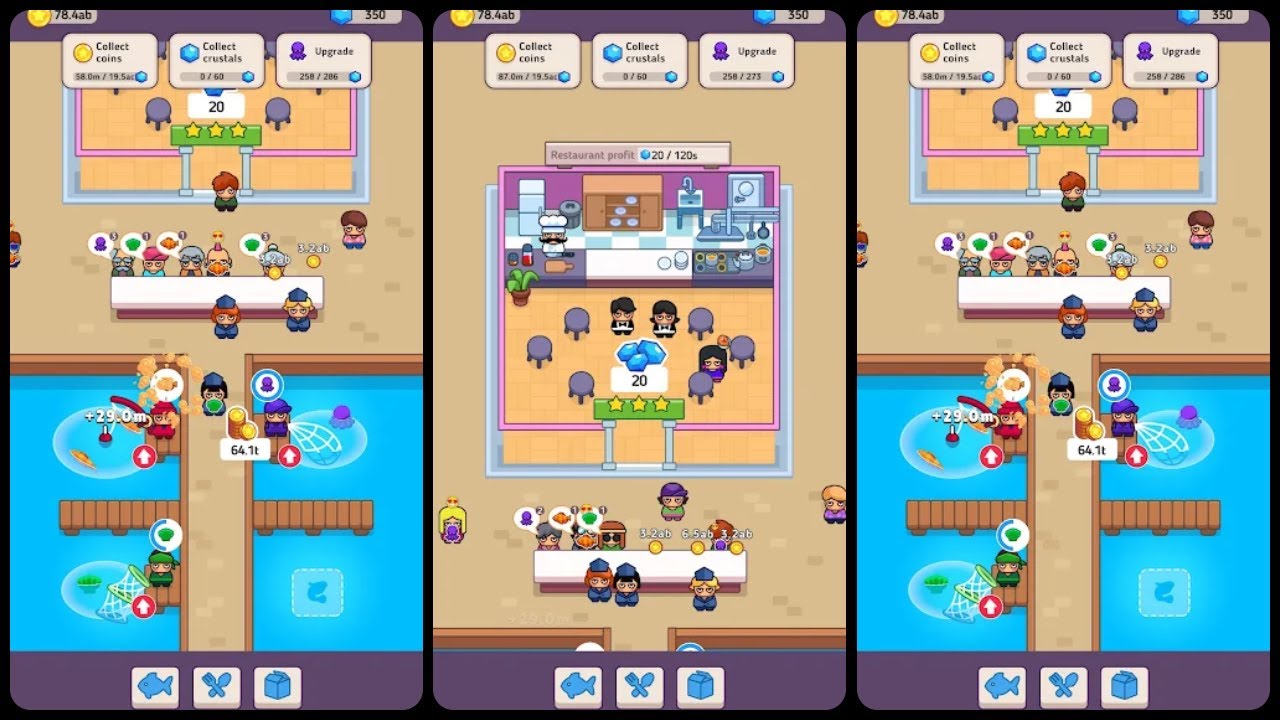 Gourmet Empire: Idle Chef Game Gameplay Android Mobile - YouTube