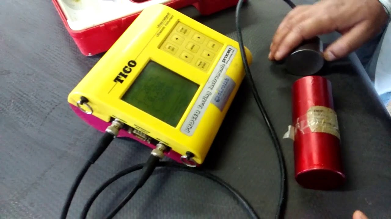 Essais Ultrason et Scléromètre | Essai en laboratoire | CNERIB - YouTube