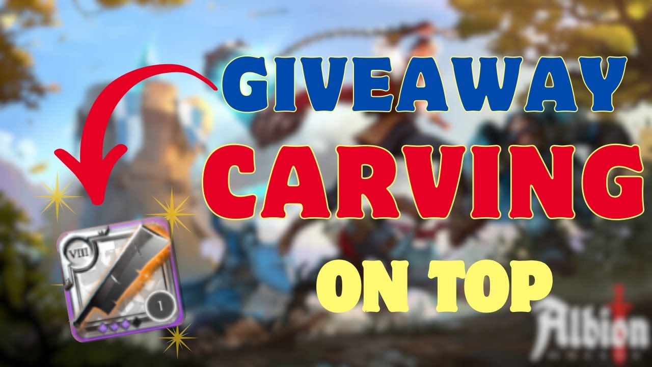 Carving is the best weapon | GIVEAWAY | Albion Online Solo PvP | PvP ...