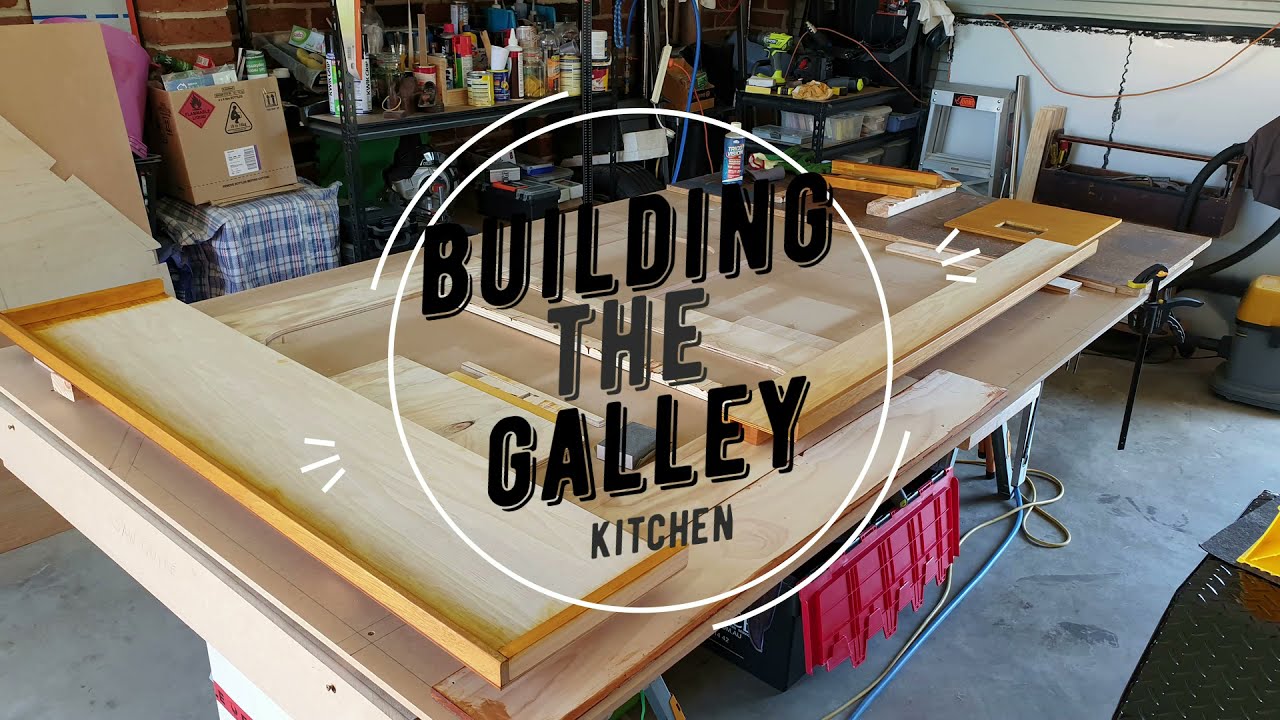 DIY, New Square Drop Camper Trailer Build 2021, November update, Galley ...