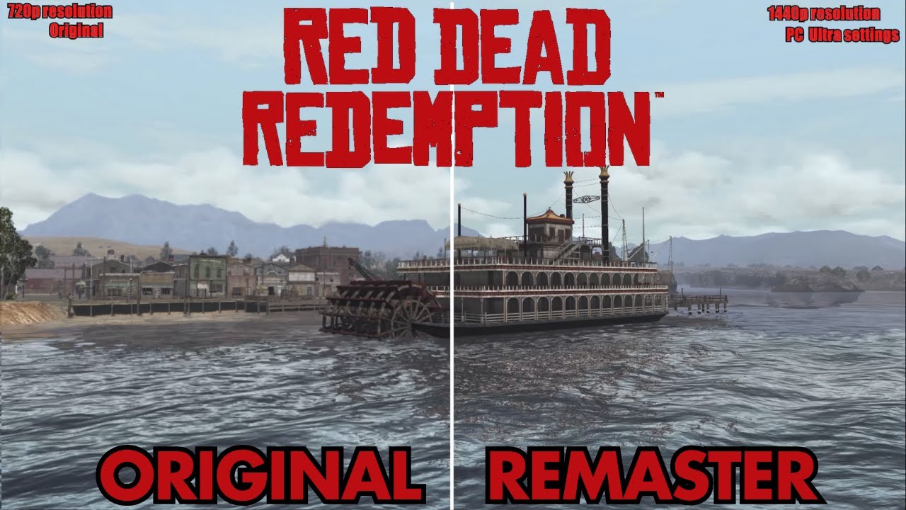Red Dead Redemption Original vs. PC Remaster Graphics Comparison - YouTube