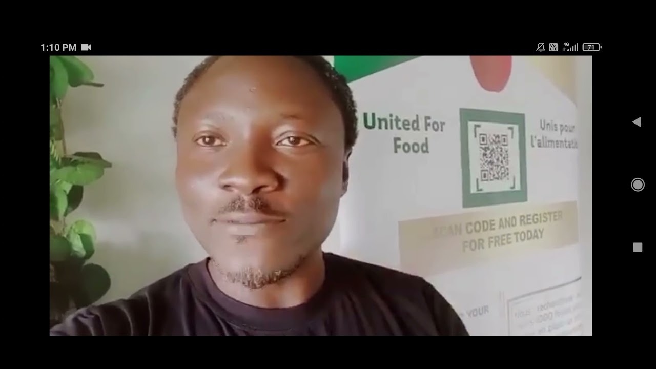 Mr. Mbeh speech United for Food - YouTube