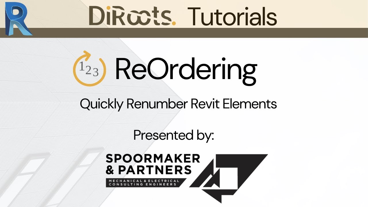 ReOrdering | Revit Add-in For Renumbering Revit Elements - DiRoots ...