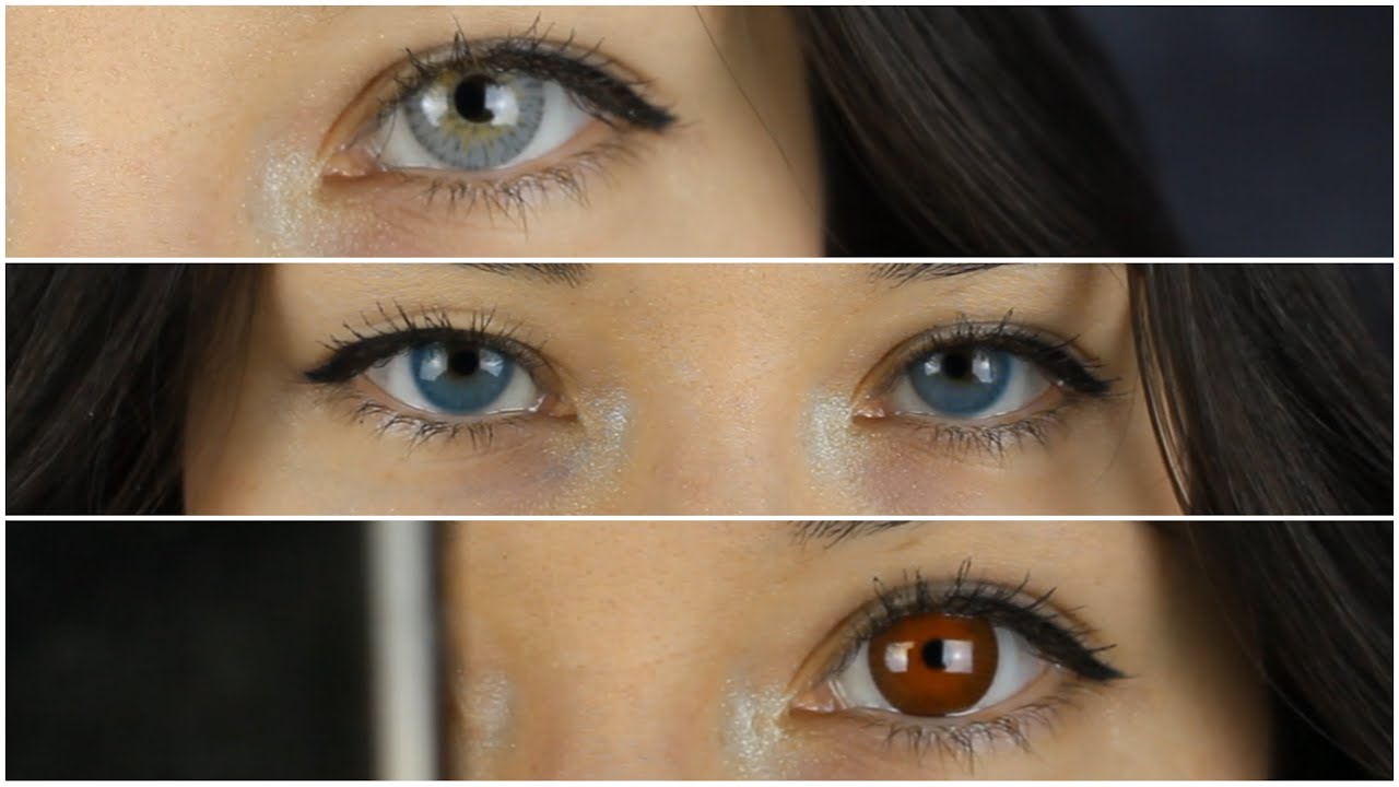 Colored Contact Lens Review #2 - YouTube