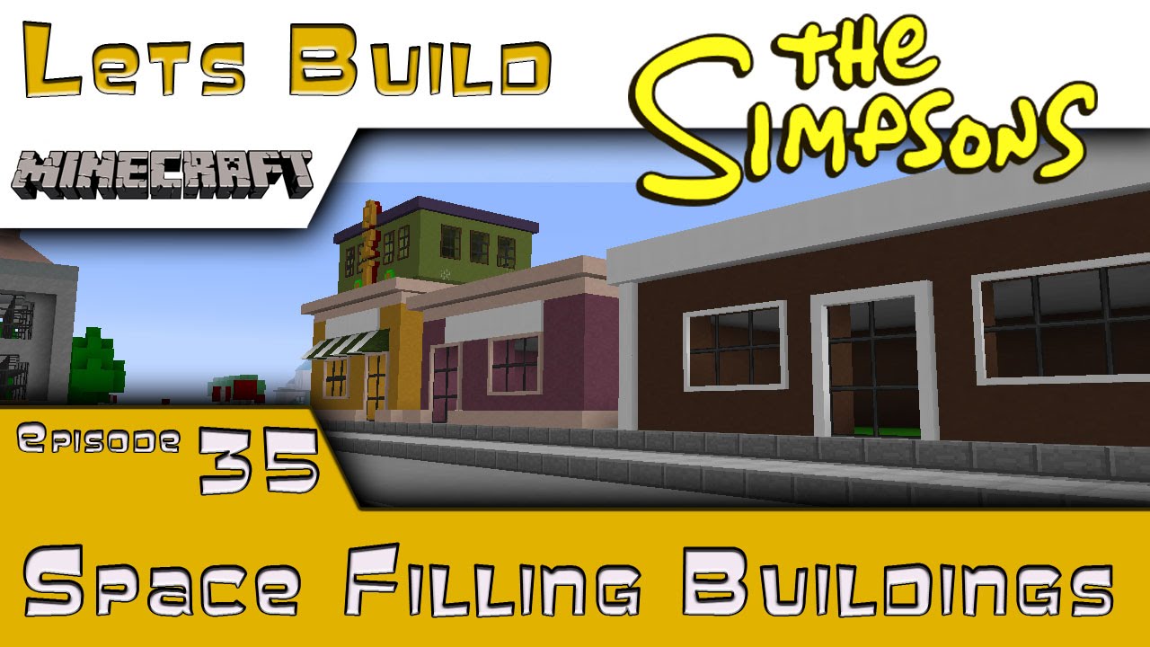 Minecraft :: Springfield Lets Build :: Space Filler Buildings :: E35 ...